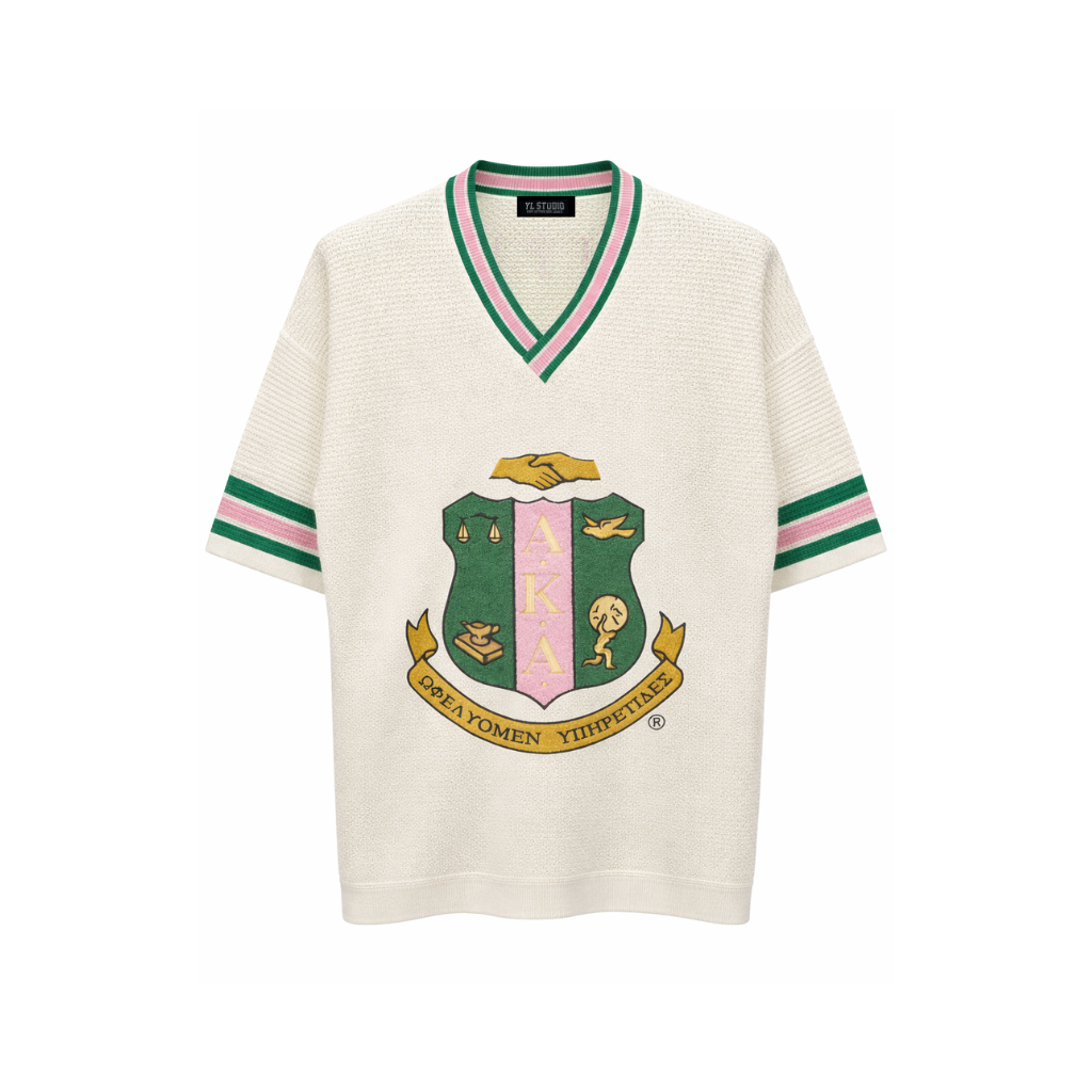 YL STUDIO I AKA KNIT MESH JERSEY - Alpha Kappa Alpha – YL STUDIO LLC